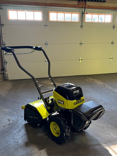 RYOBI Rear Tine Tiller 18" 40V Brushless with (4) 6.0 Ah Batteries and ...