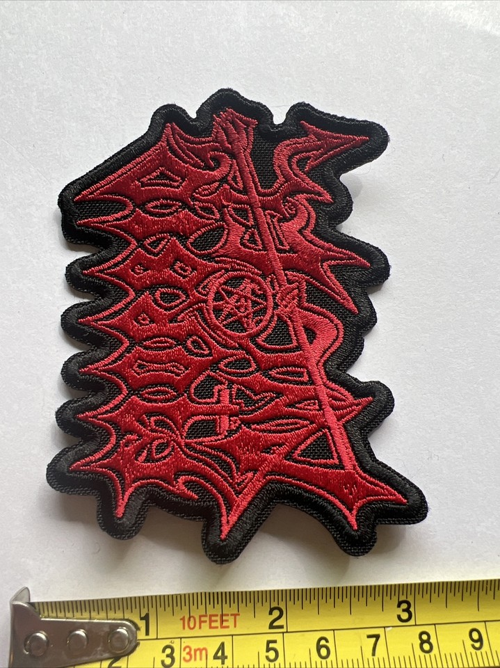 Morbid Angel LOGO SHAPED EMBROIDERED PATCH OBITUARY DEATH | eBay