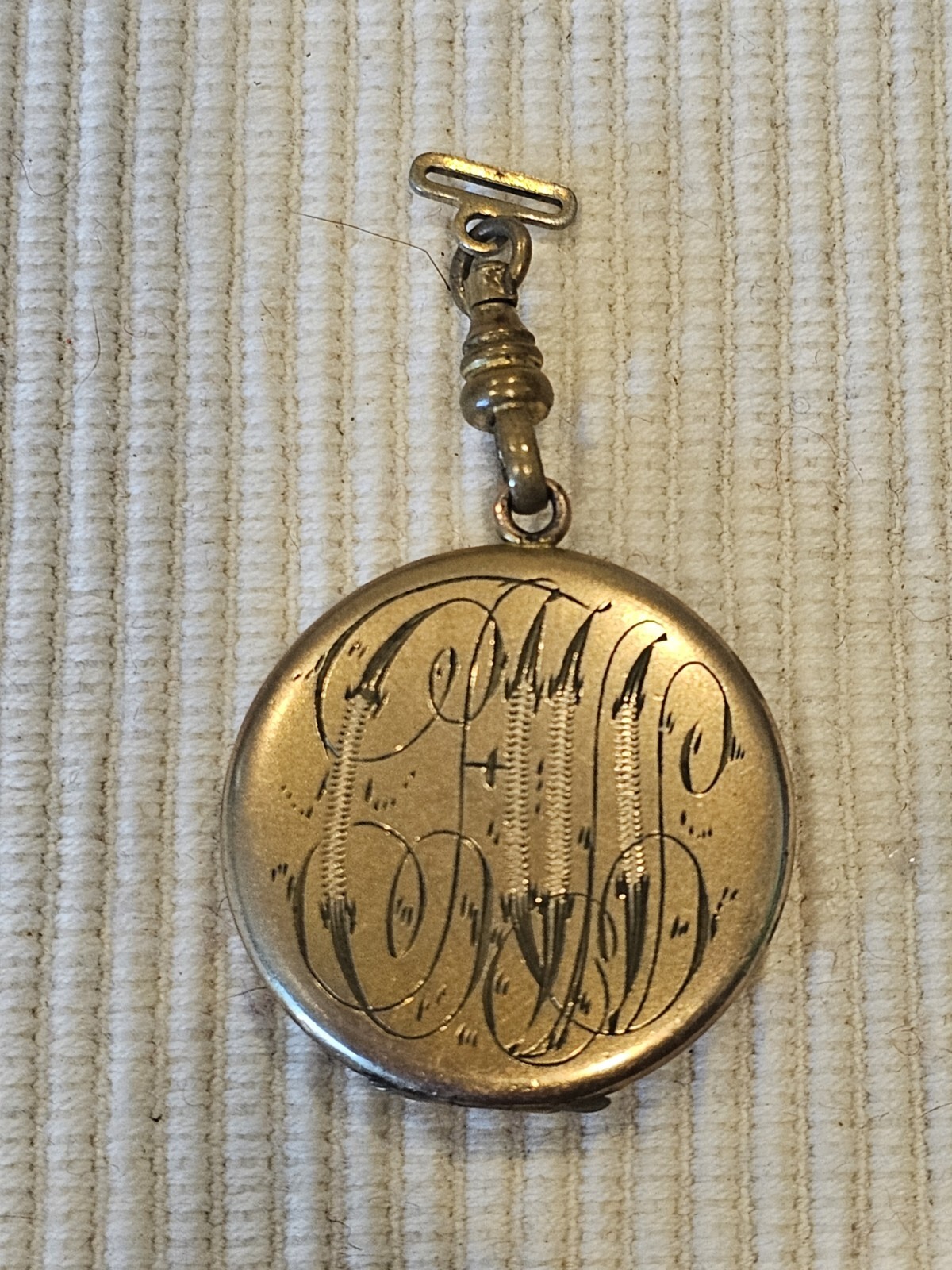 1860s 1890s Hand Engraved Made Good Luck Charm Sweeth… - Gem