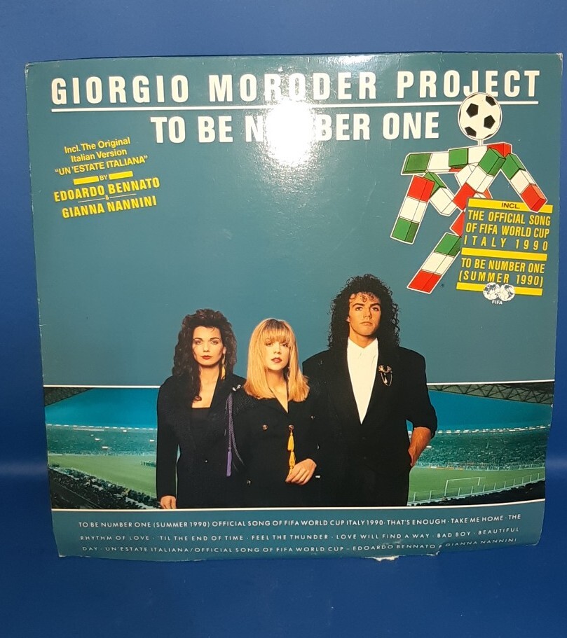 Giorgio Moroder To Be Number One 1990 New Virgin Italia 90 Coupe Monde ...