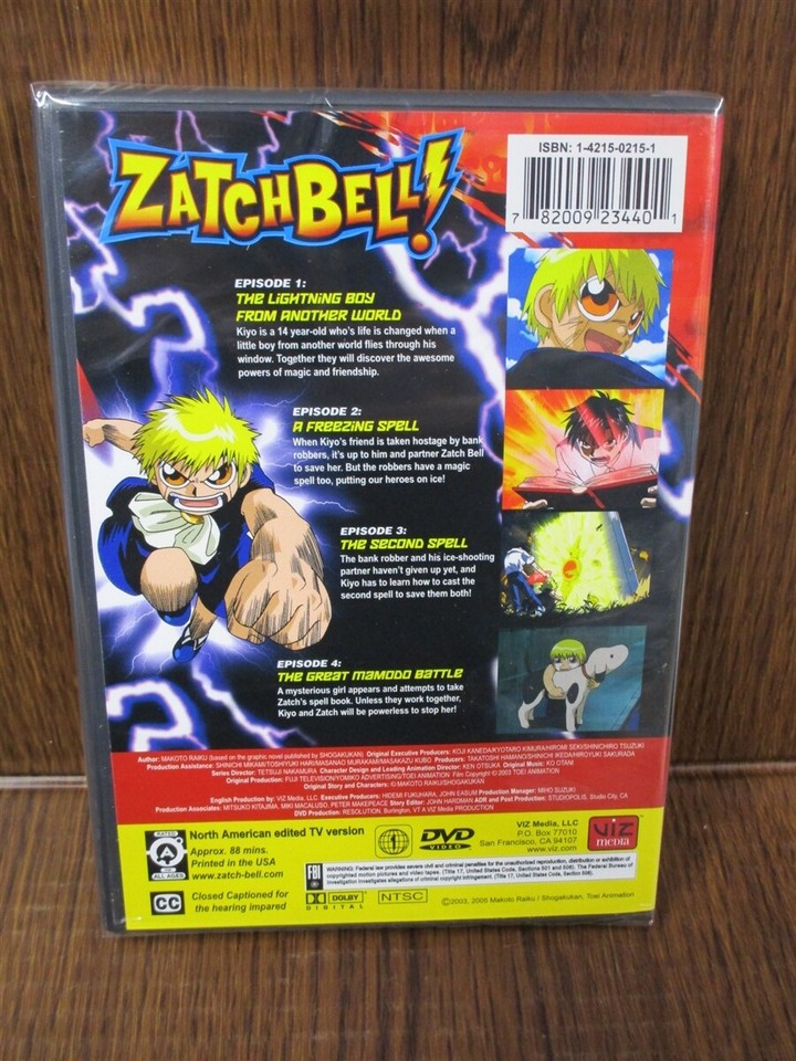 DVD Zatch Bell 1 The Lightning Boy From Another World with promo card ...
