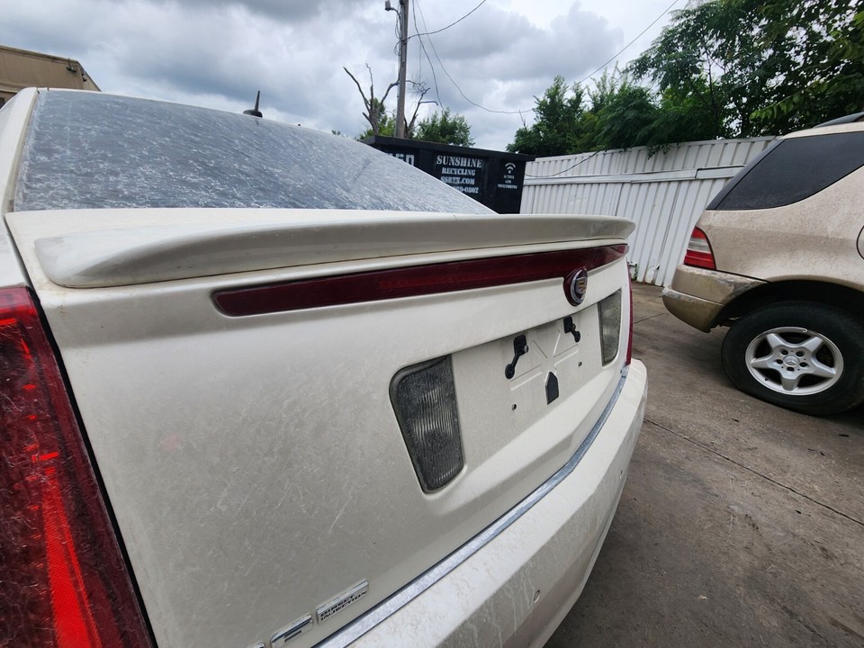 2005 2006 2007 2008 2009 2010 2011 CADILLAC STS TRUNK LID SPOILER WHITE ...