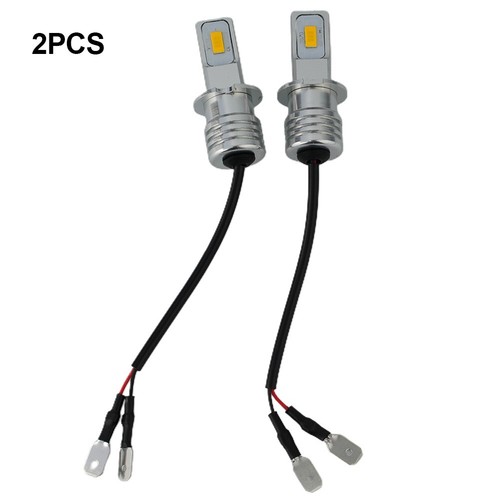 Useful Car Exterior LED Bulbs Fog Light Bulb H3 3000K 55W 6000LM CSP ...