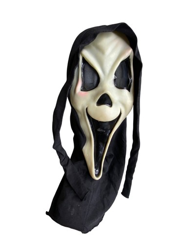 Vintage Fun World Scream Ghost Mask Glow in The Dark | eBay