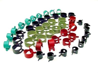 50x Ford Vacuum Fuel Hose Pinch Spring Clip Clamp Pack Clamps Clips Gas ...