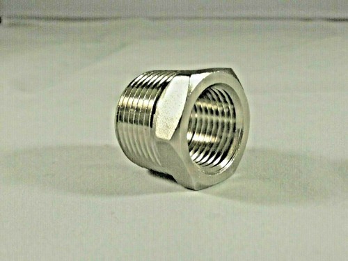Bsp Adaptor Reducer Male 3/4 Bspt to 1/2"Bspp Female in nickel plated ...