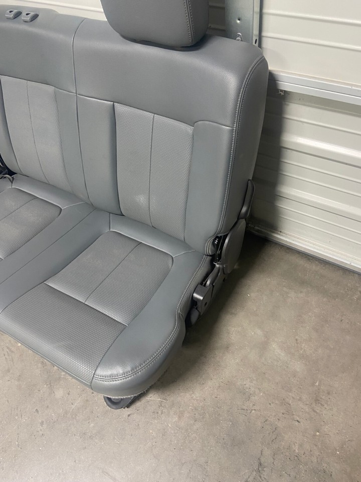 1999-2016 FORD F250 F350 F450 SUPER DUTY REAR SEATS GRAY VINYAL | eBay