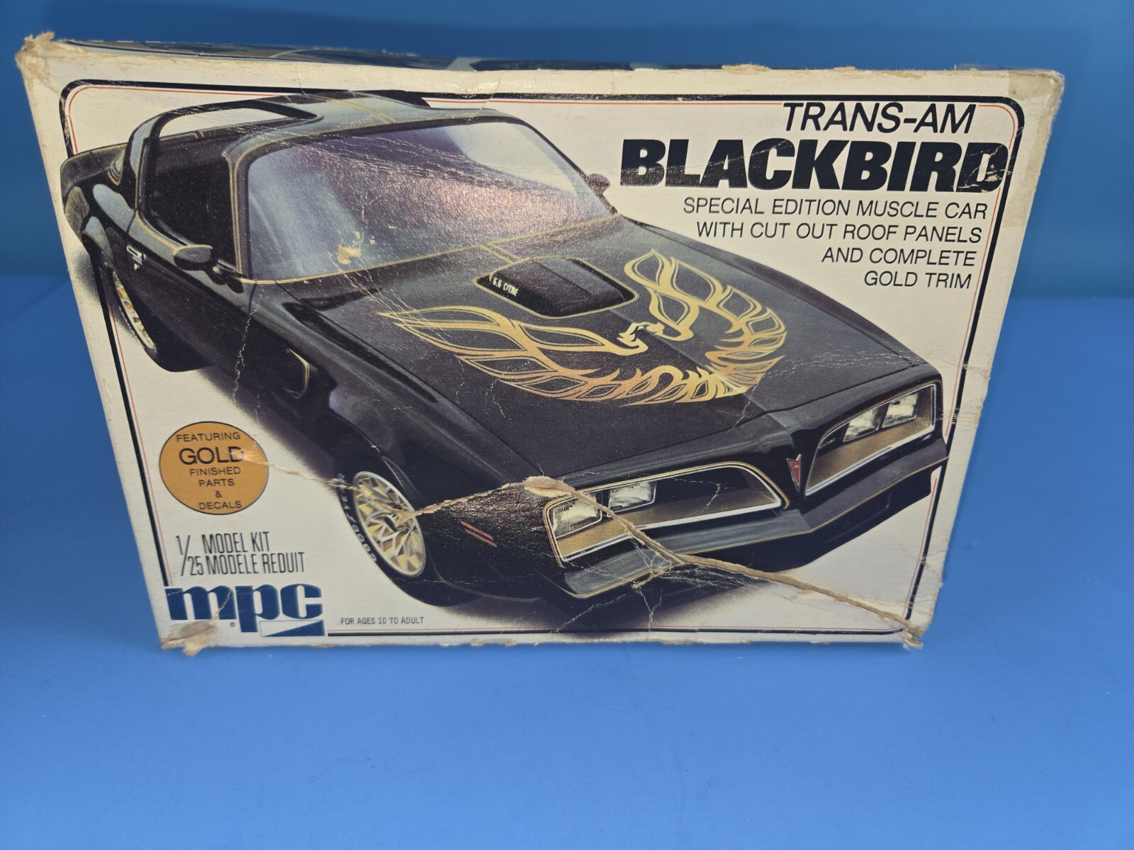 MPC 1977 TRANS-AM BLACKBIRD Special Edition Model Car Kit 1/25 Pontiac ...