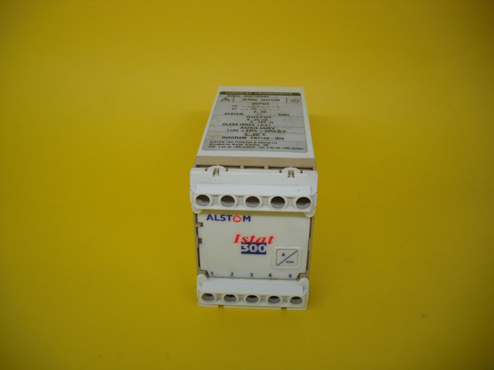 ALSTOM Istat 300 Current Transducer 3CDFT55GKA | eBay