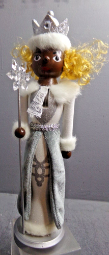 HOLIDAY HOME 14 INCH CHRISTMAS NUTCRACKER- TAN ICE QUEEN | eBay