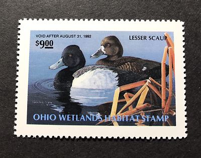 WTDstamps - Ohio #OH10 1991 - State Duck Stamp - Mint OG NH | eBay