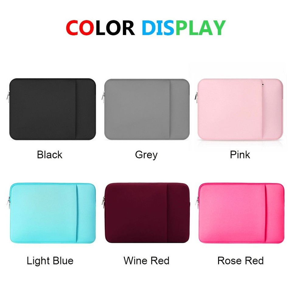 Universal Soft Notebook Cover Bag Laptop Case Sleeve For MacBook HP ...