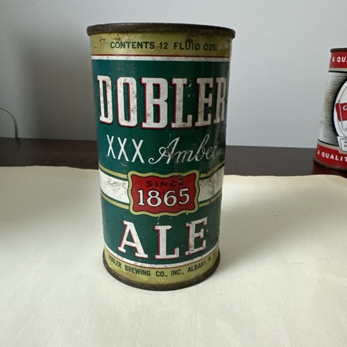 Old flat top beer can Dobler Amber Ale | eBay