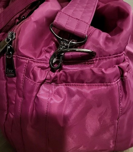 Lug Quilted Duffel Bag Propeller Pink Orchid Gym Overnight | eBay