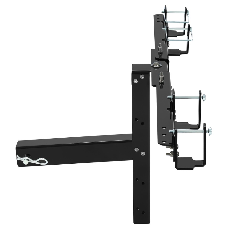 Hitch Mount Trash Can Hauler For 2in Hitch Receiver Double Can Garbage ...