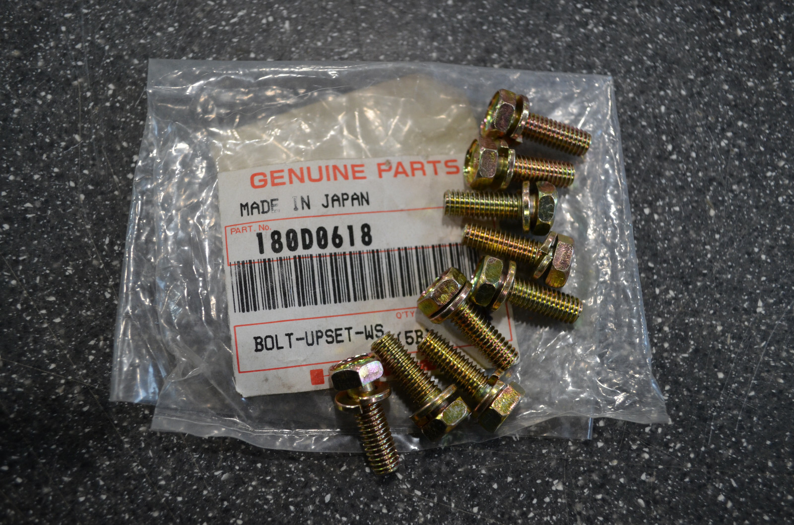 OEM KAWASAKI UPSET BOLT 6X18 QTY 9 #180D0618 | eBay