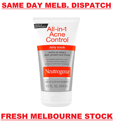 Neutrogena All-in-1 Acne Control Daily Facial Cleanser 2% Salicylic ...