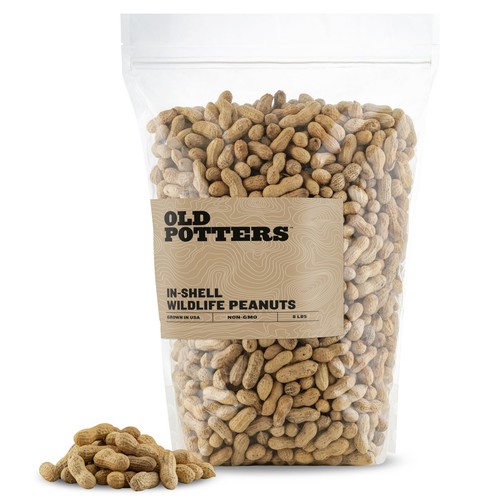 Wildlife in-Shell Peanuts for Birds, Squirrels and Wildlife. USA Grown ...