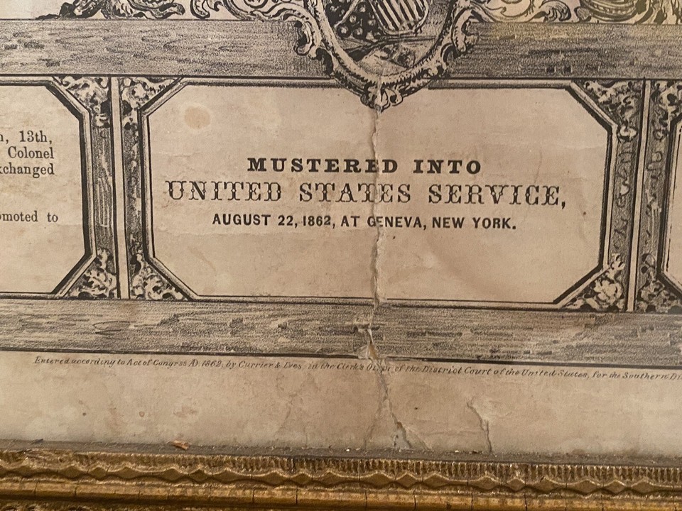 Civil War Soldiers Memorial roster 1862 126th Regiment New York ...