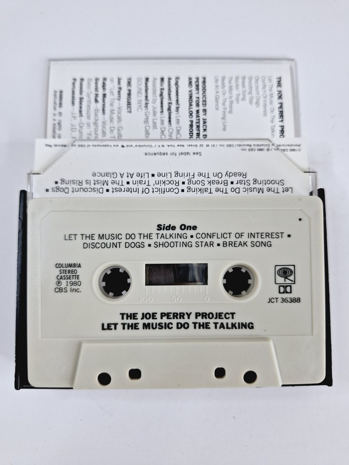 The Joe Perry Project Cassette Let The Music Do The Talking 1980 | eBay