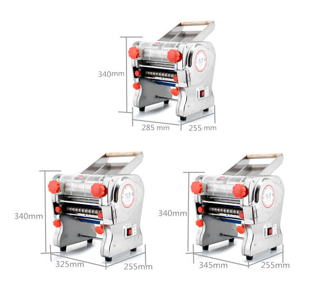 Electric Noodles Machine Pasta Maker Dough Roller with 2.5mm Round ...