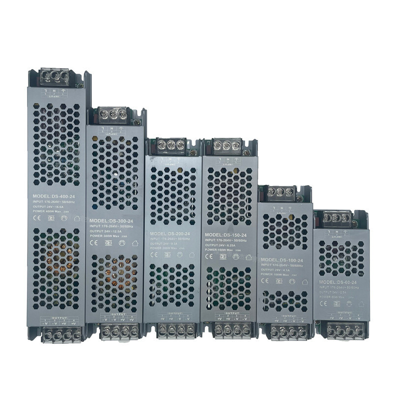 DC 12V 24V Switching Power Supply AC176-264V Mute Lighting Transformers ...