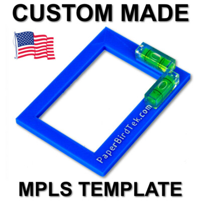 Low Voltage MPLS Mounting Bracket Template Pattern Guide | eBay