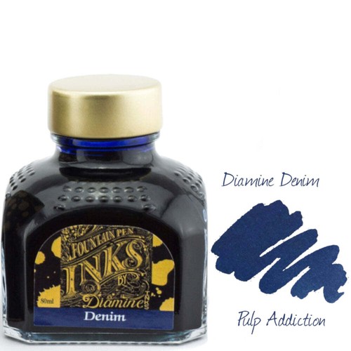 Diamine Fountain Pen Ink - Denim 80ml Bottle | eBay Australia