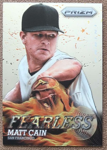 Matt Cain 2013 Panini Prizm Fearless #F10 San Francisco Giants Baseball Insert | eBay