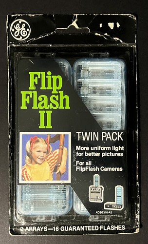 New Old Stock Vintage GE Flip Flash II Twin Pack Camera Bulbs 16 ...