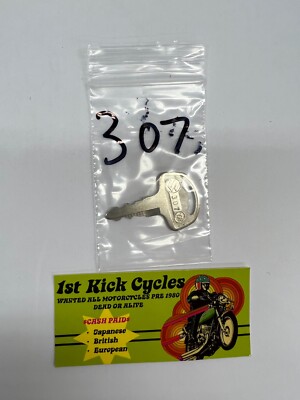 NOS SUZUKI MOTORCYCLE KEY GENUINE JAPAN ORIGINAL OEM PRE CUT # 307 | eBay