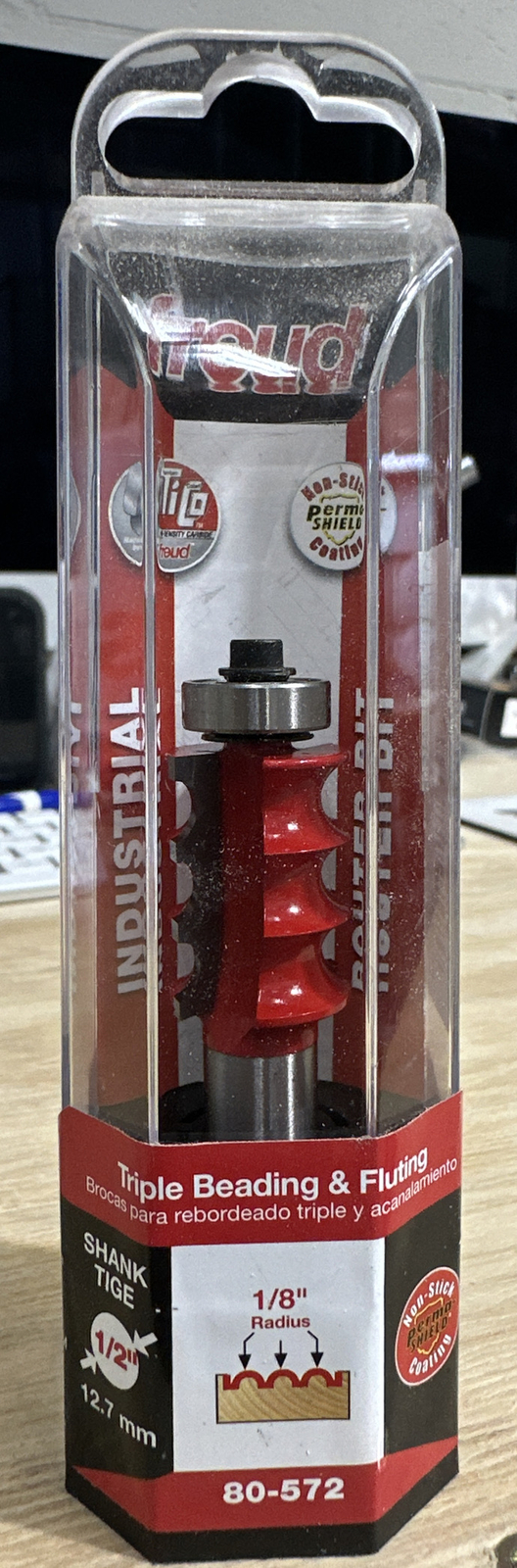 Freud Tools 80-572 1/8" Radius Triple Beading Router Bit for sale ...