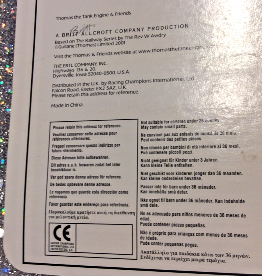 HENRY - 2001 The ERTL COMPANY, INC. #01191 Thomas The Tank Engine ...