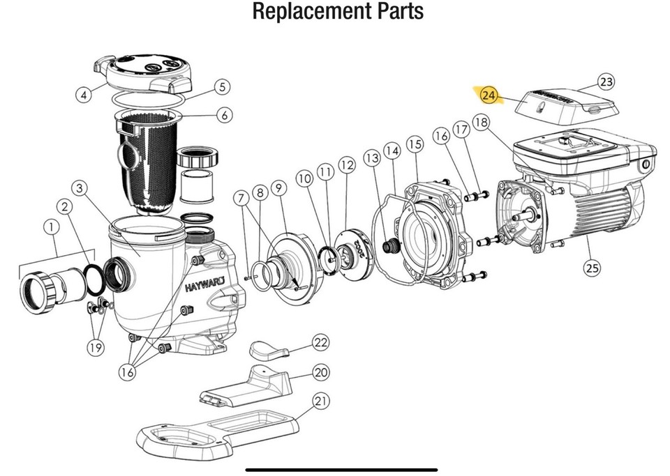 Hayward Digital Control Interface Assembly SPX3200LCD | eBay