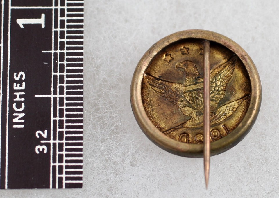 Vintage 1920 Military Pinback U.S. Flag with Eagle and Shield | eBay