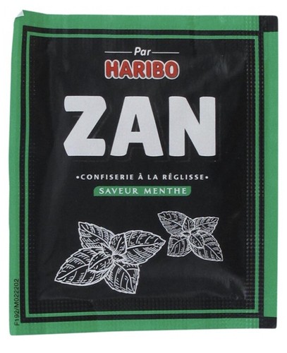 Lot de 6 sachets Haribo ZAN réglisse saveur menthe (12g x 6) | eBay
