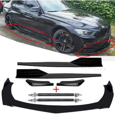 Front Rear Bumper Lip Spoiler Splitter Side Skirt For BMW 320i 328i ...