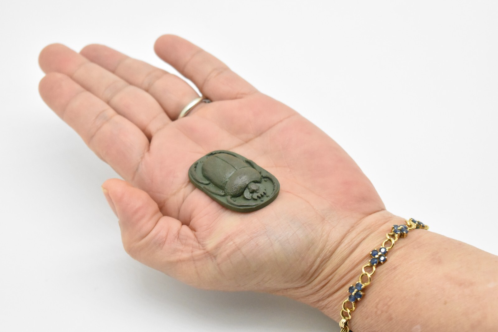 Scarab Carving, Ancient Egyptian Heiroglyphics on the Bottom, Very Nice ...
