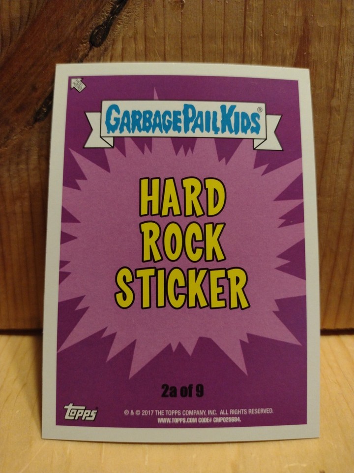 2017 GPK: HARD ROCK STICKER: BASHED BUCK 2a of 9. . B2 | eBay