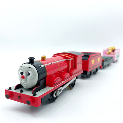 Thomas & Friends Plarail Trackmaster Motorized James Red Nose Engine ...