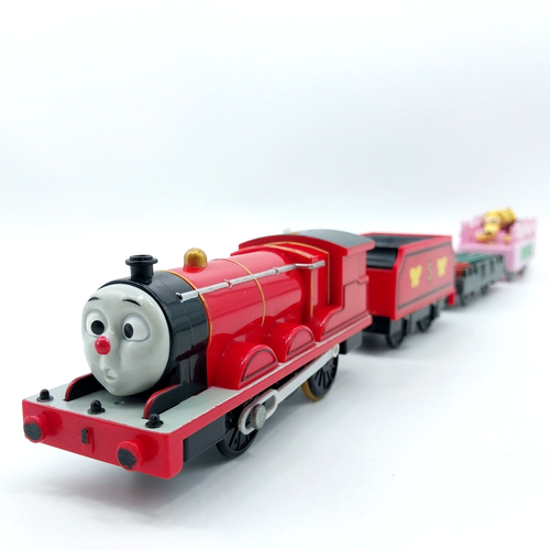 Thomas & Friends Plarail Trackmaster Motorized James Red Nose Engine ...