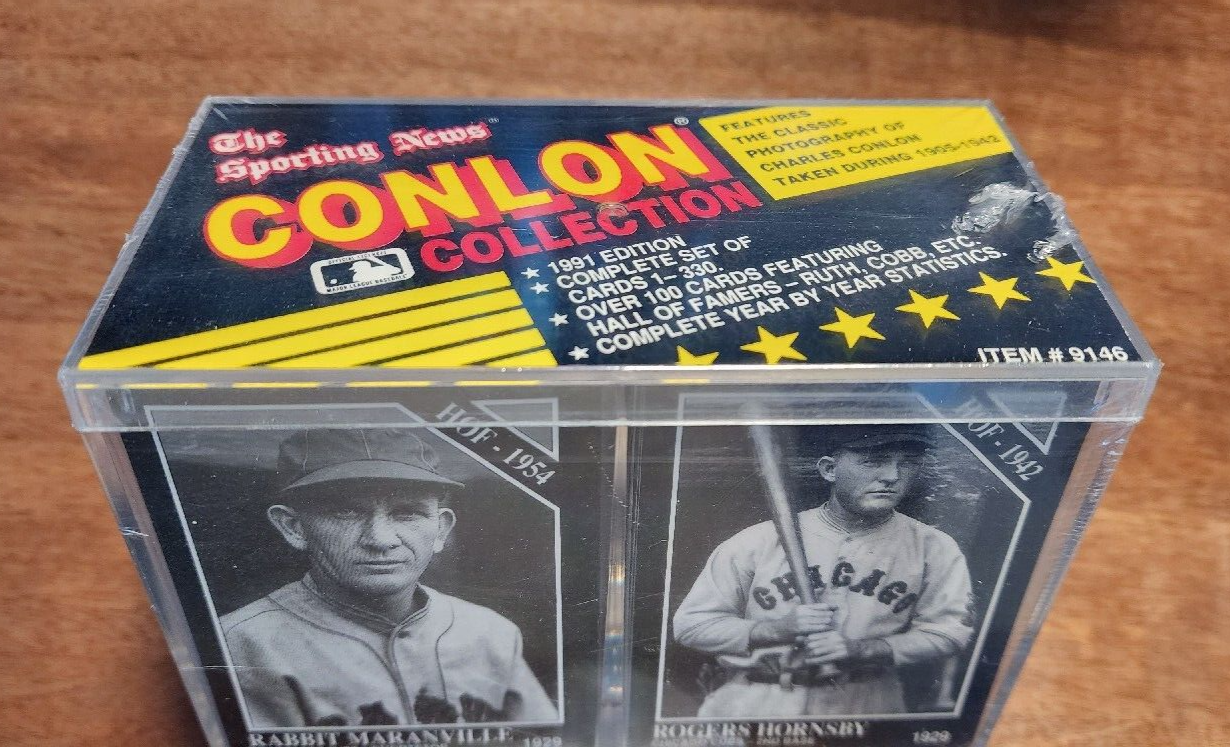 1991 Edition- SEALED - The Sporting News CONLON COLLECTION - MLB ...