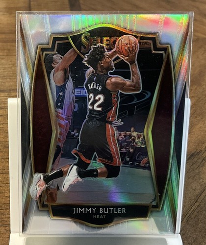 2020-21 Panini Select Silver Premiere Level Hologram Prizm Jimmy Butler ...