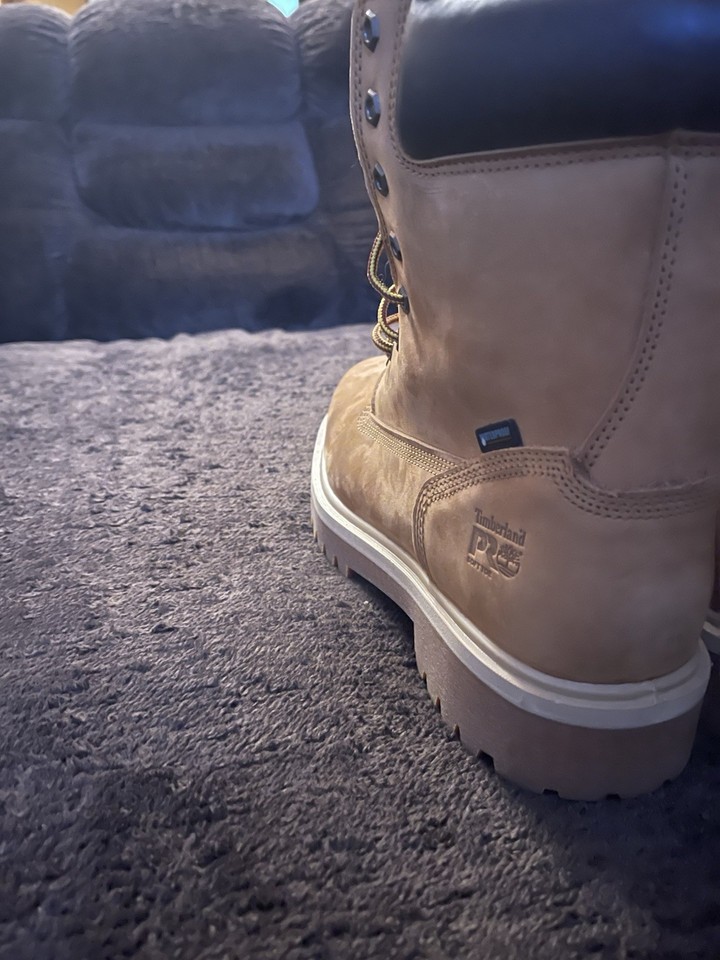Timberland Pro Mens Waterproof 8 Inch Soft Toe Insulated Work Boots ...