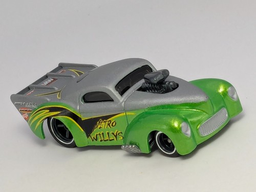 Hot Wheels Phils Garage 41 Nitro Pro Mod Green Willys Real Riders CHASE ...