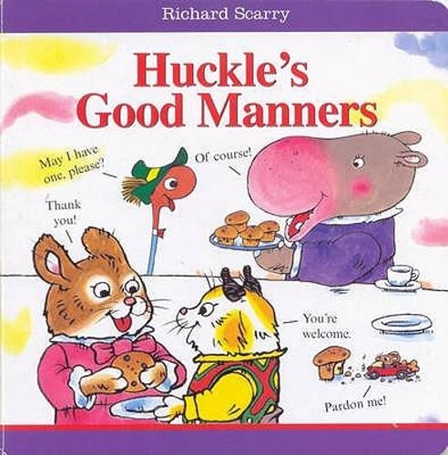Richard Scarry Huckle's Good Manners by Richard Scarry: New | eBay
