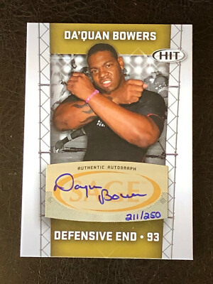 2011 Sage Hit Da’Quan Bowers Card #A93 Mint AUTO Rookie RC 211/250 | eBay