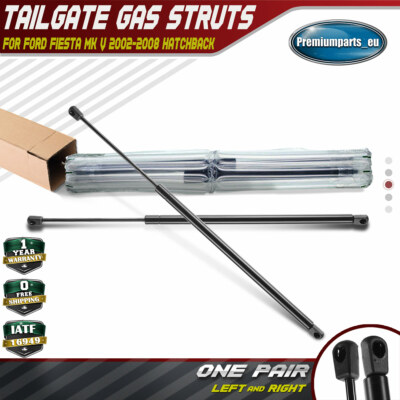 2x Tailgate Rear Boot Gas Struts for Ford Fiesta 2002-2008 Hatchback 4 ...