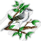Mockingbird Bird Birds Tree Wildlife Animal Car Bumper Vinyl Sticker ...