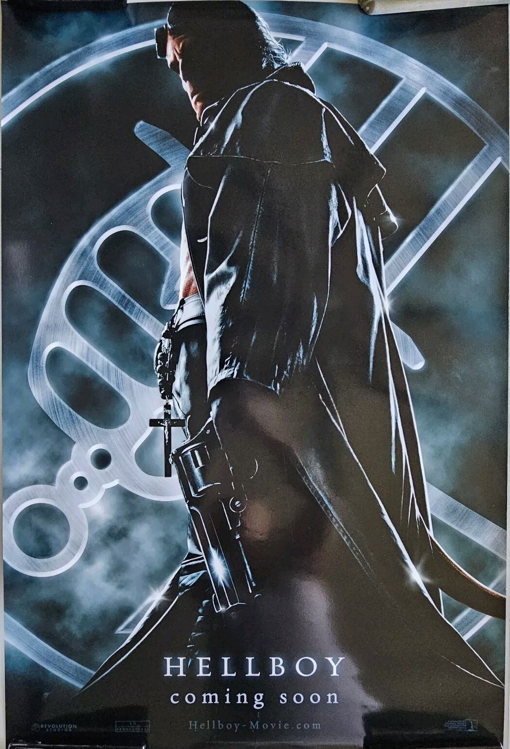 HELLBOY ORIGINAL ROLLED 27X40 DS MOVIE POSTER 2004 RON PERLMAN SELMA ...